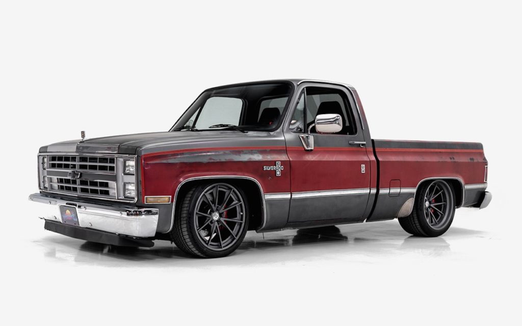 Slammed Chevy Silverado Blacksheep De l'essence dans mes veines
