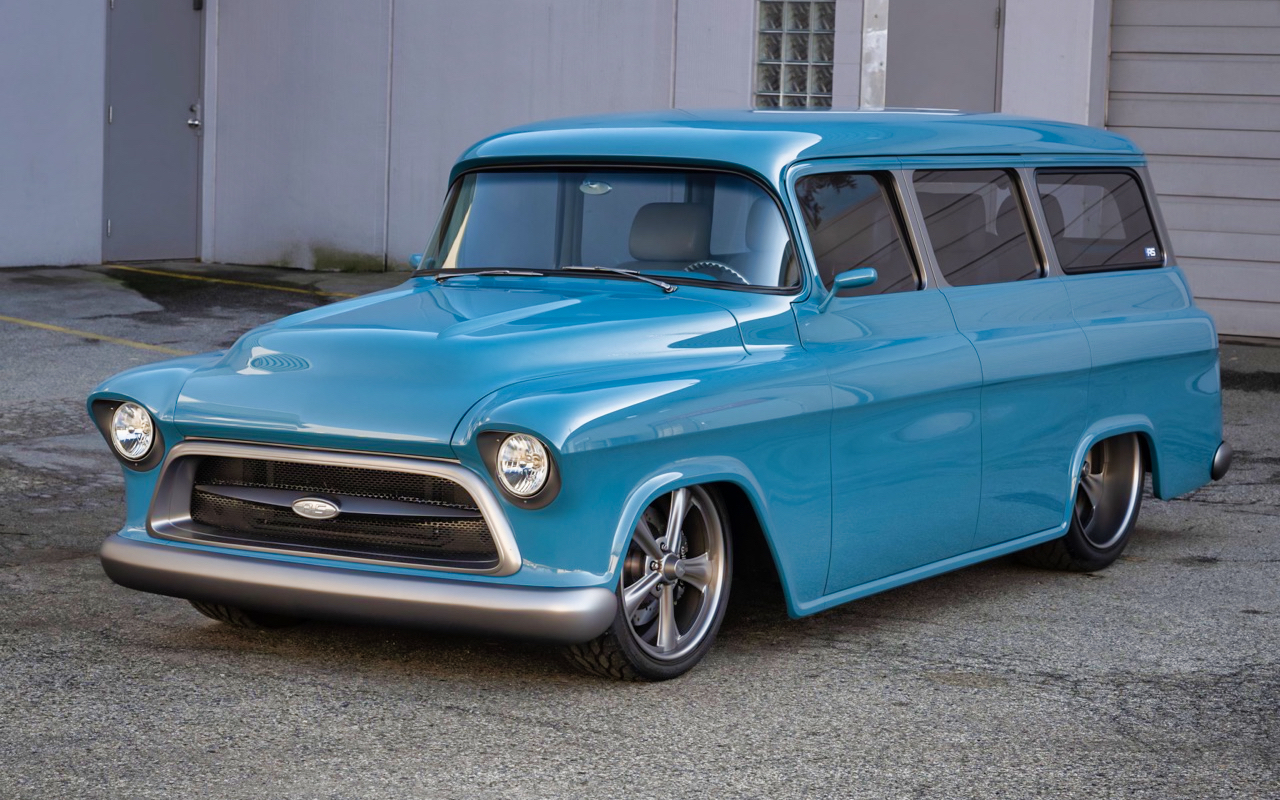 Custom Chevy Suburban '57 - Envie de faire un break ?! De l'essence ...
